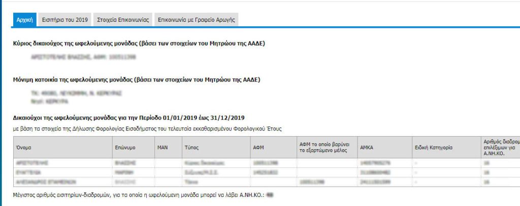 Μεταφορικό Ισοδύναμο - Sarris Lines